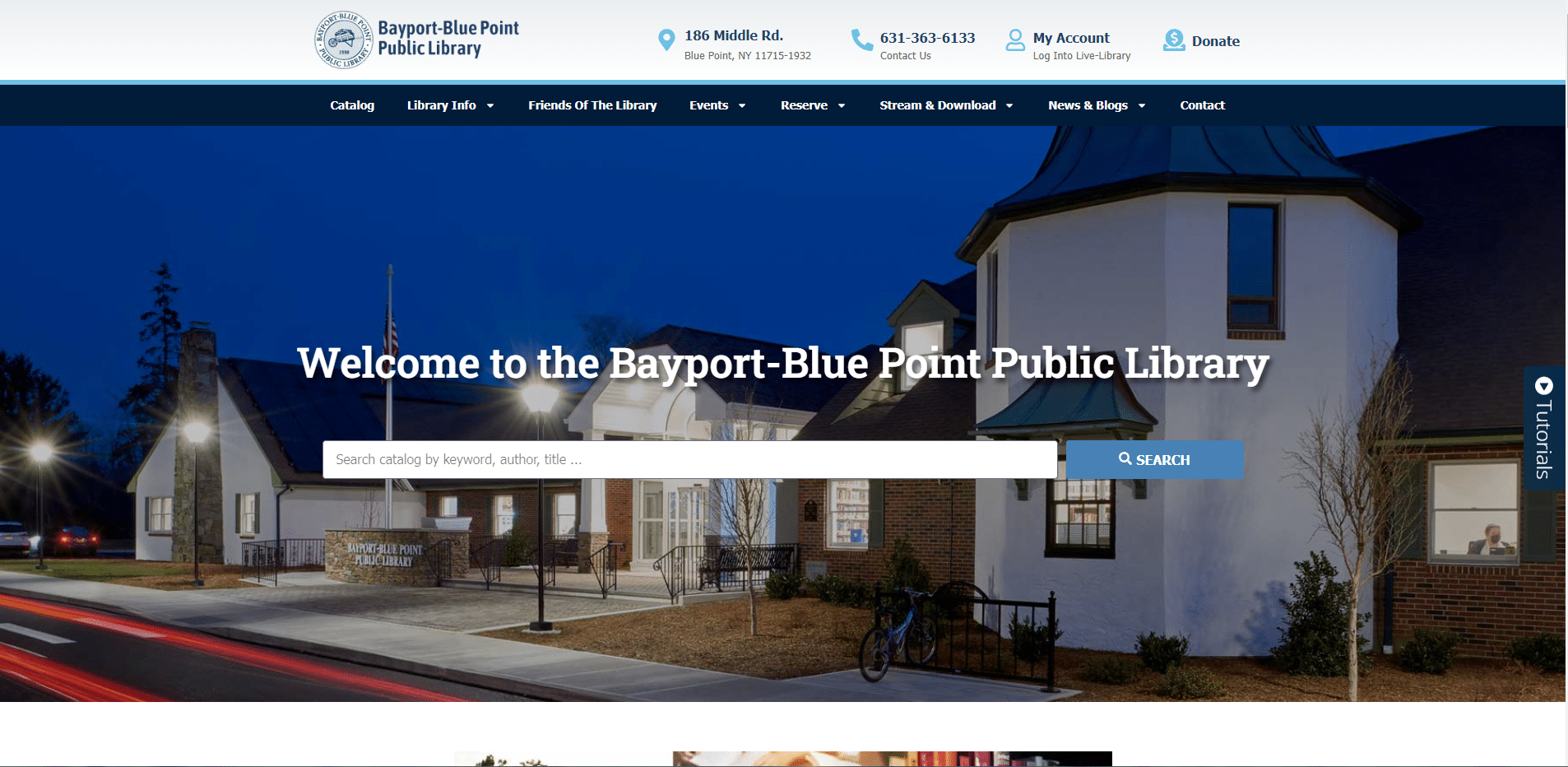 Bayport-Blue Point Library | Searles Graphics, Inc.
